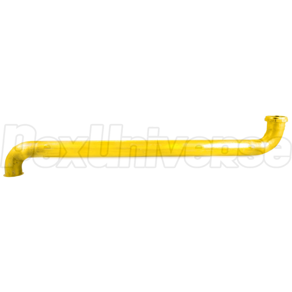 1-1/2" x 24", 22GA, Tubular Double Waste Bend, Rough Brass - PexUniverse