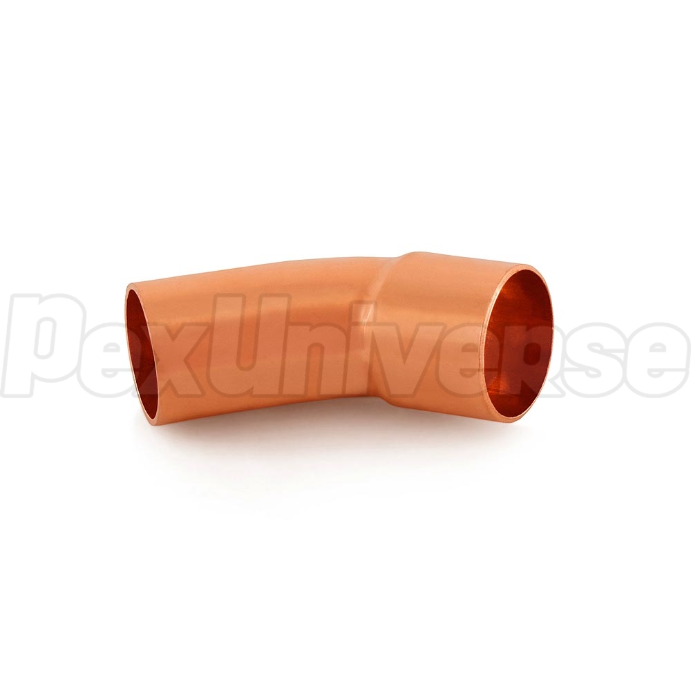 1/2" Copper 45° Street Elbow Fitting - PexUniverse