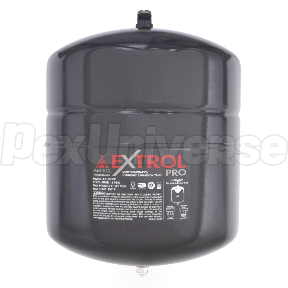 Extrol EX-30 PRO Expansion Tank (4.4 Gal Volume) - PexUniverse