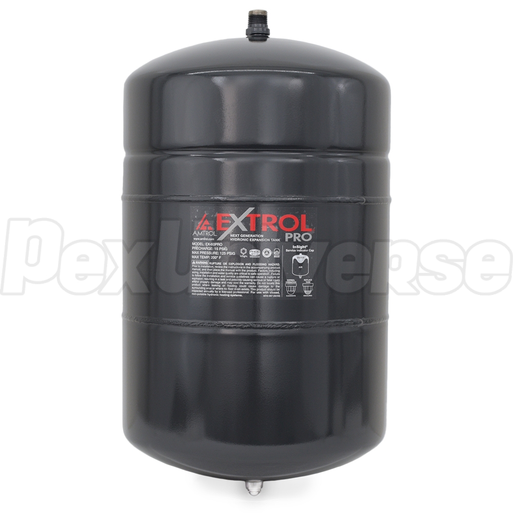 Extrol EX-60 PRO Expansion Tank (6.7 Gal Volume) - PexUniverse