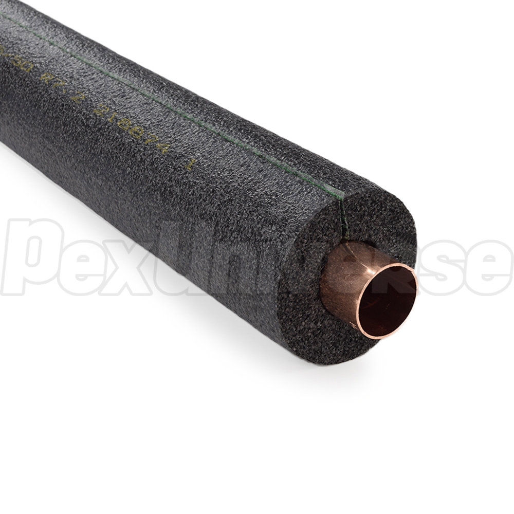 1-3/8" ID x 1" Wall, Self-Sealing Foam Pipe Insulation, 6 ft - PexUniverse