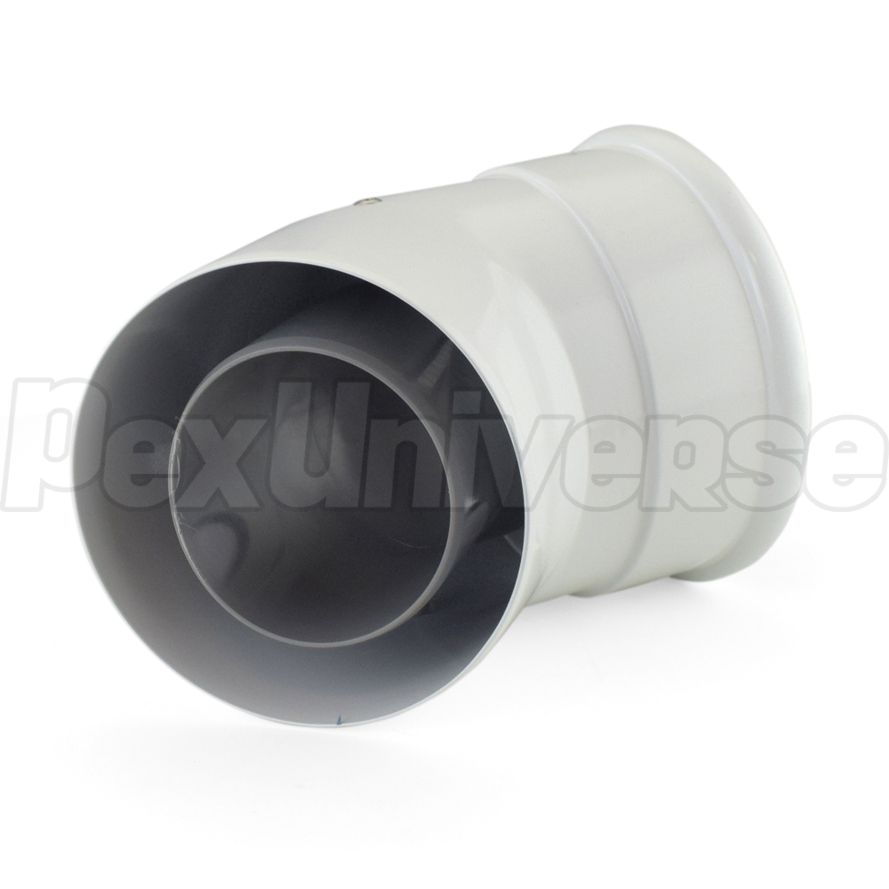 Innoflue ICEL3545, 3"/5" x 45 Concentric Elbow - PexUniverse