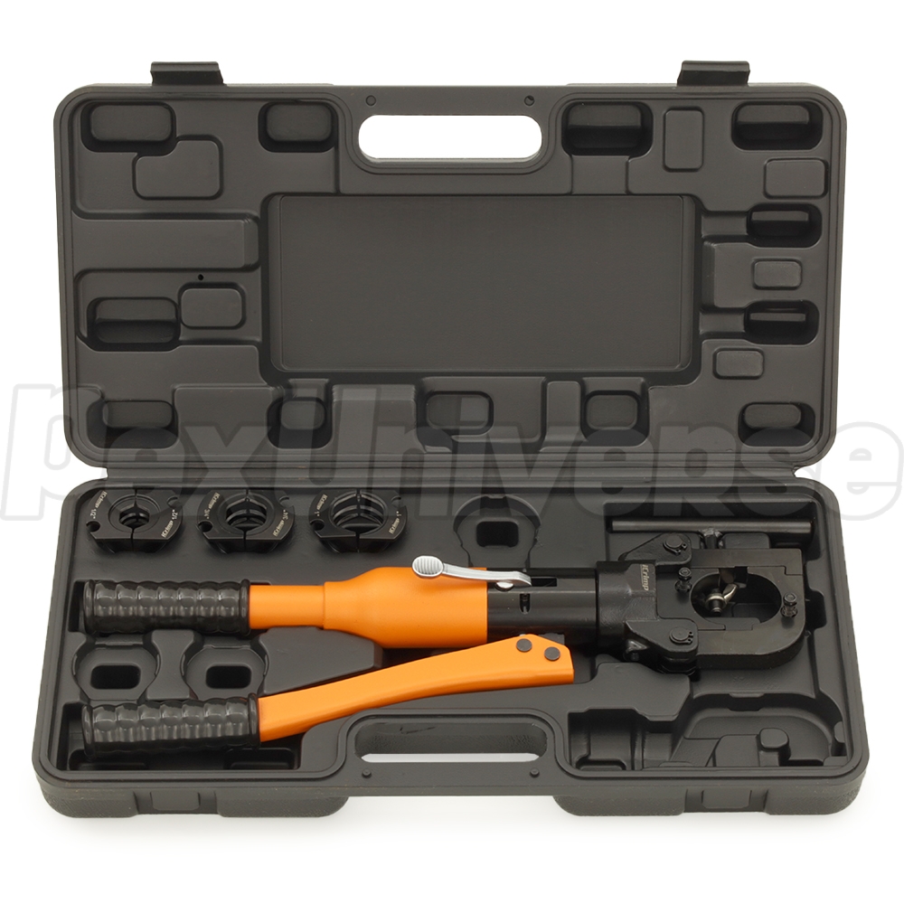 Iwiss IWS-1632HY, Hydraulic Copper Press Tool Kit for 1/2", 3/4", 1 ...