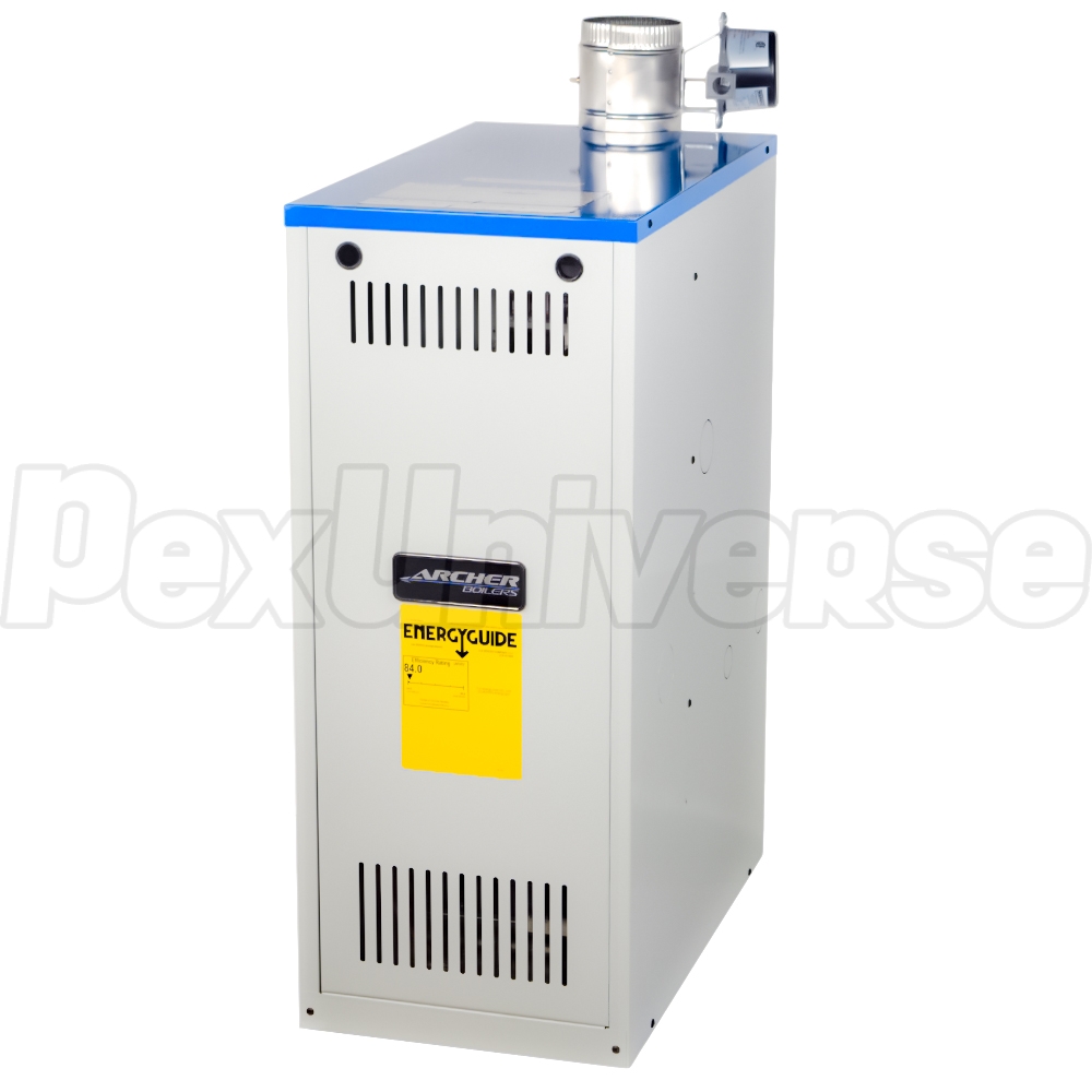 Archer Lancer 99,000 BTU Standard Efficiency Gas Boiler, Chimney Vent ...