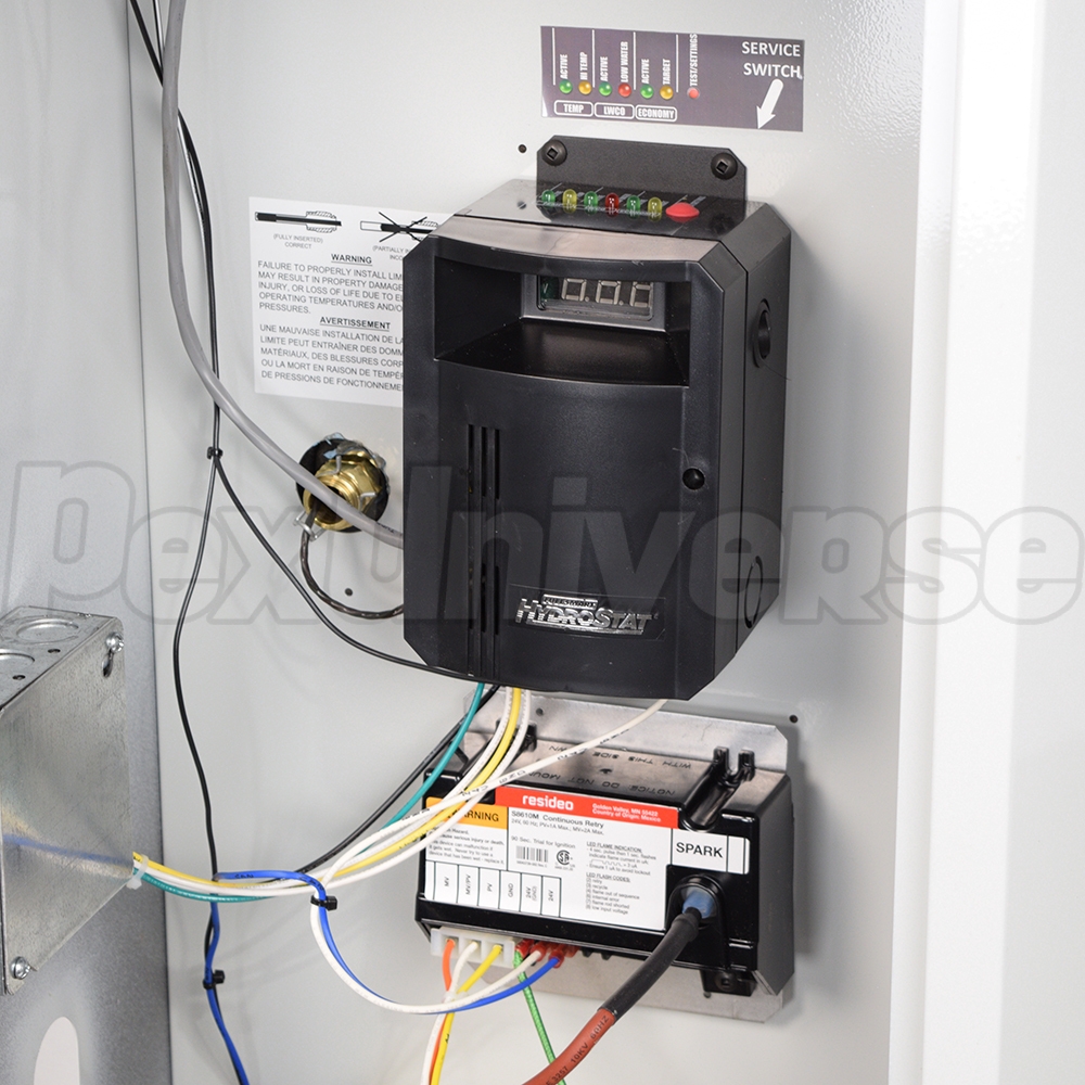 Archer Lancer 99,000 BTU Standard Efficiency Gas Boiler, Chimney Vent ...