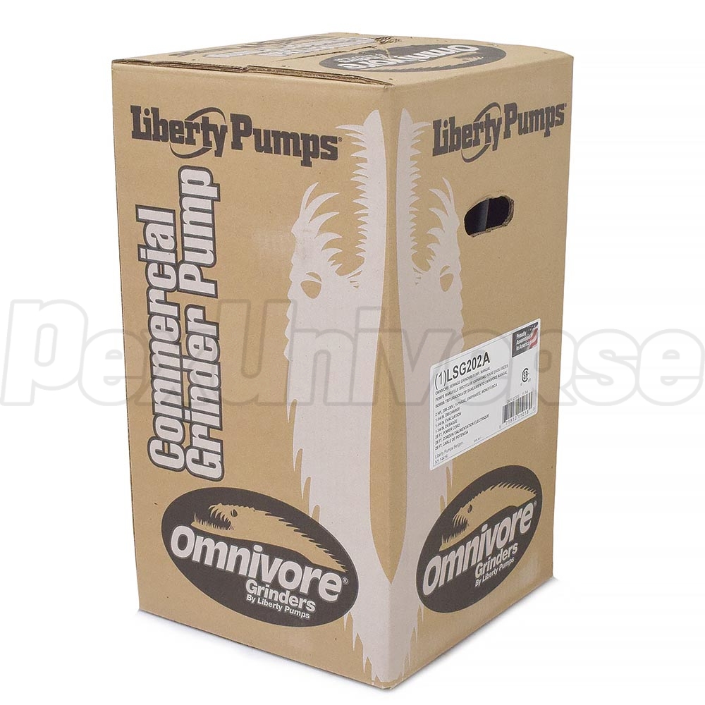 Liberty Pumps LSG202A Automatic Omnivore Grinder Pump - PexUniverse