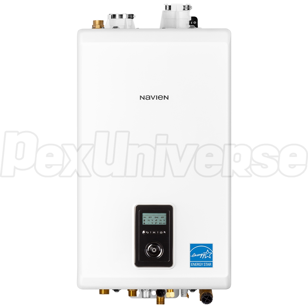 Navien NCB-240/130H Condensing Gas Combi Boiler, 104,000 BTU - PexUniverse
