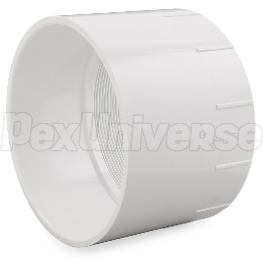 Spears P101-060, 6" PVC DWV Female Adapter Fitting - PexUniverse