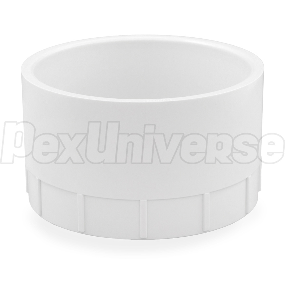 Spears P105H-040, 4" PVC DWV Cleanout Adapter (Hub) w/ Plug - PexUniverse