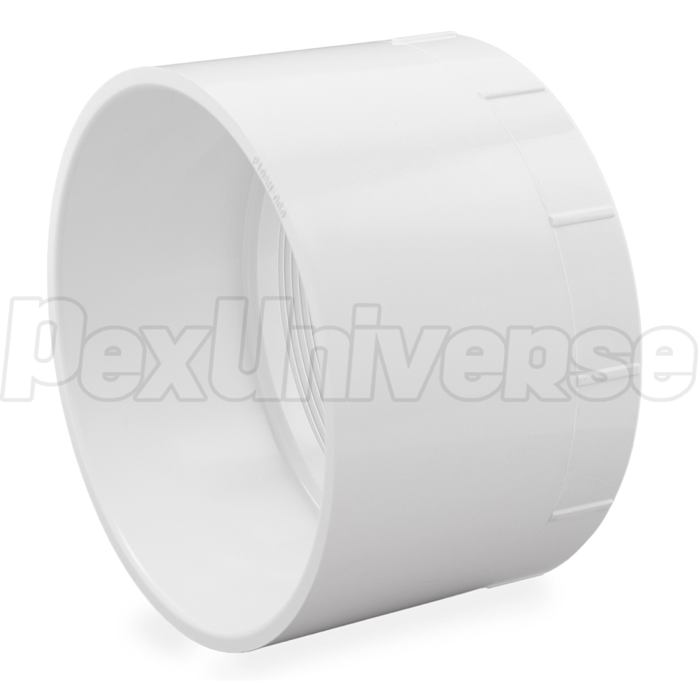Spears P116-080, 8" PVC DWV Cap, Domed Style - PexUniverse