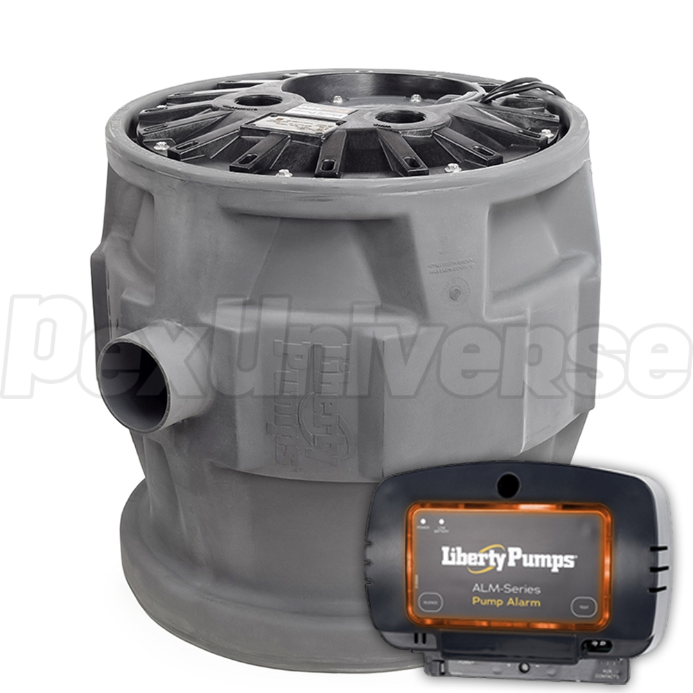 Liberty P382XPRG101/A2, 1 HP ProVore380 Simplex Grinder Pump System w ...