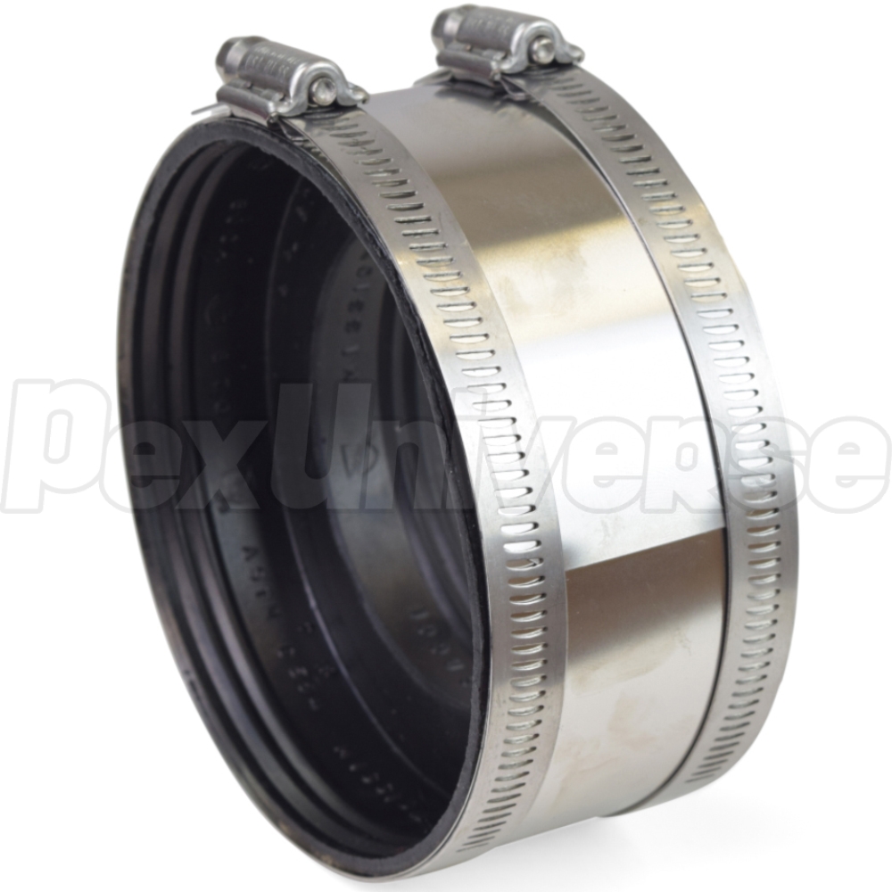 Mission P430 Coupling, 4" x 3" No-Hub Extra-Heavy Cast Iron/Plastic ...
