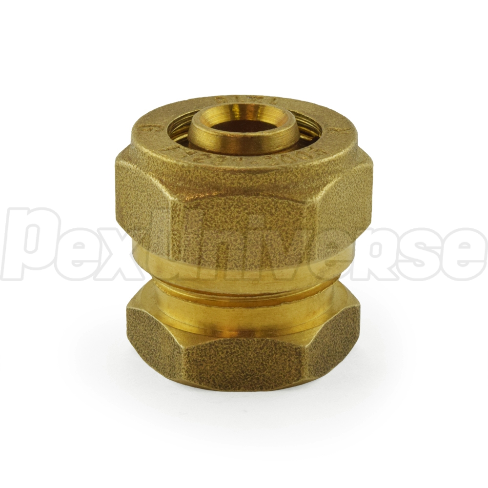 1/2" Brass PEX-AL-PEX Compression Plug Fitting - PexUniverse
