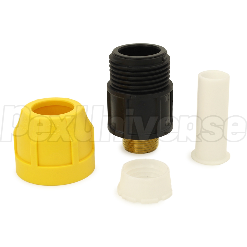 1" IPS (PE Gas Pipe) x 3/4" MIP Transition Adapter/Fitting - PexUniverse