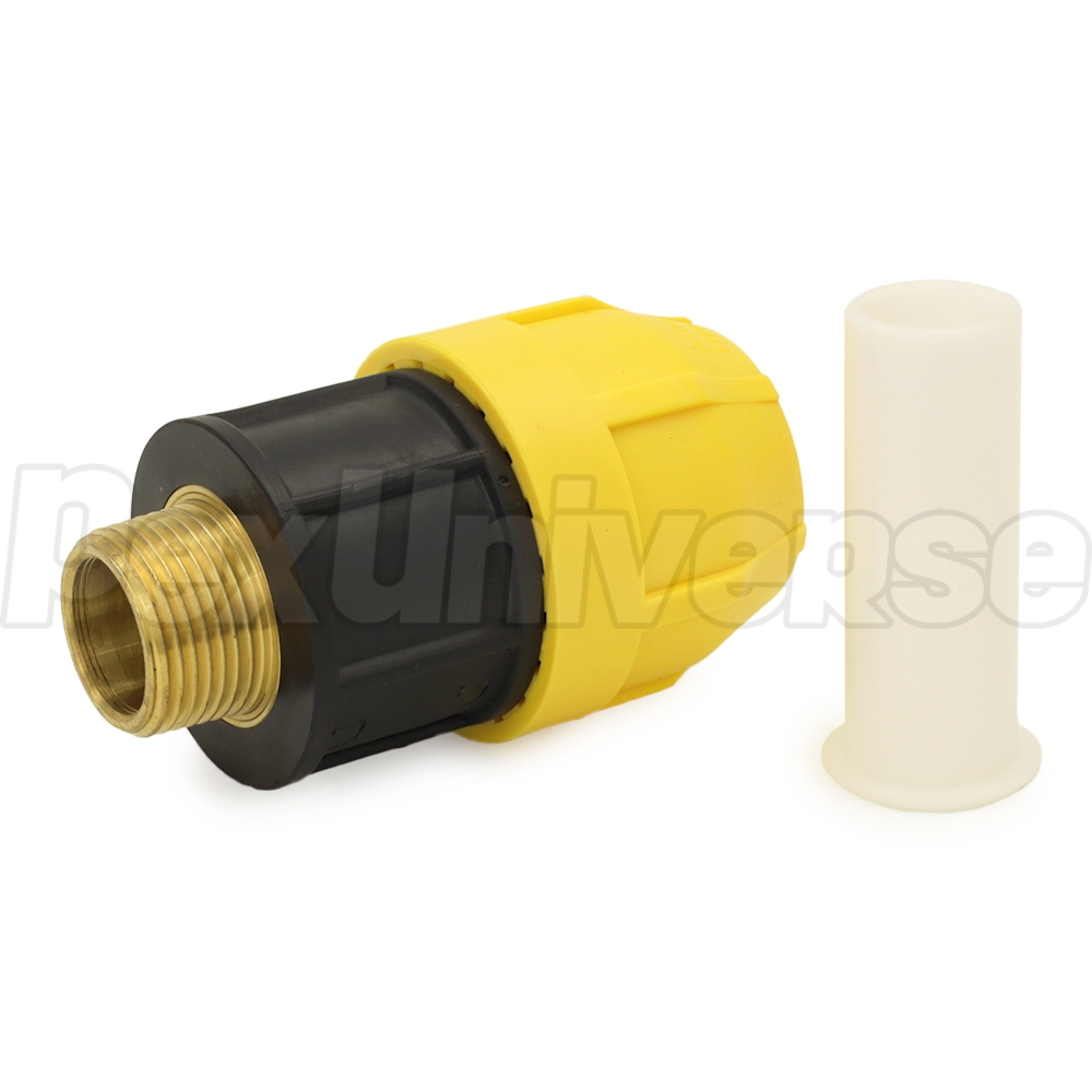 1" IPS (PE Gas Pipe) x 3/4" MIP Transition Adapter/Fitting - PexUniverse