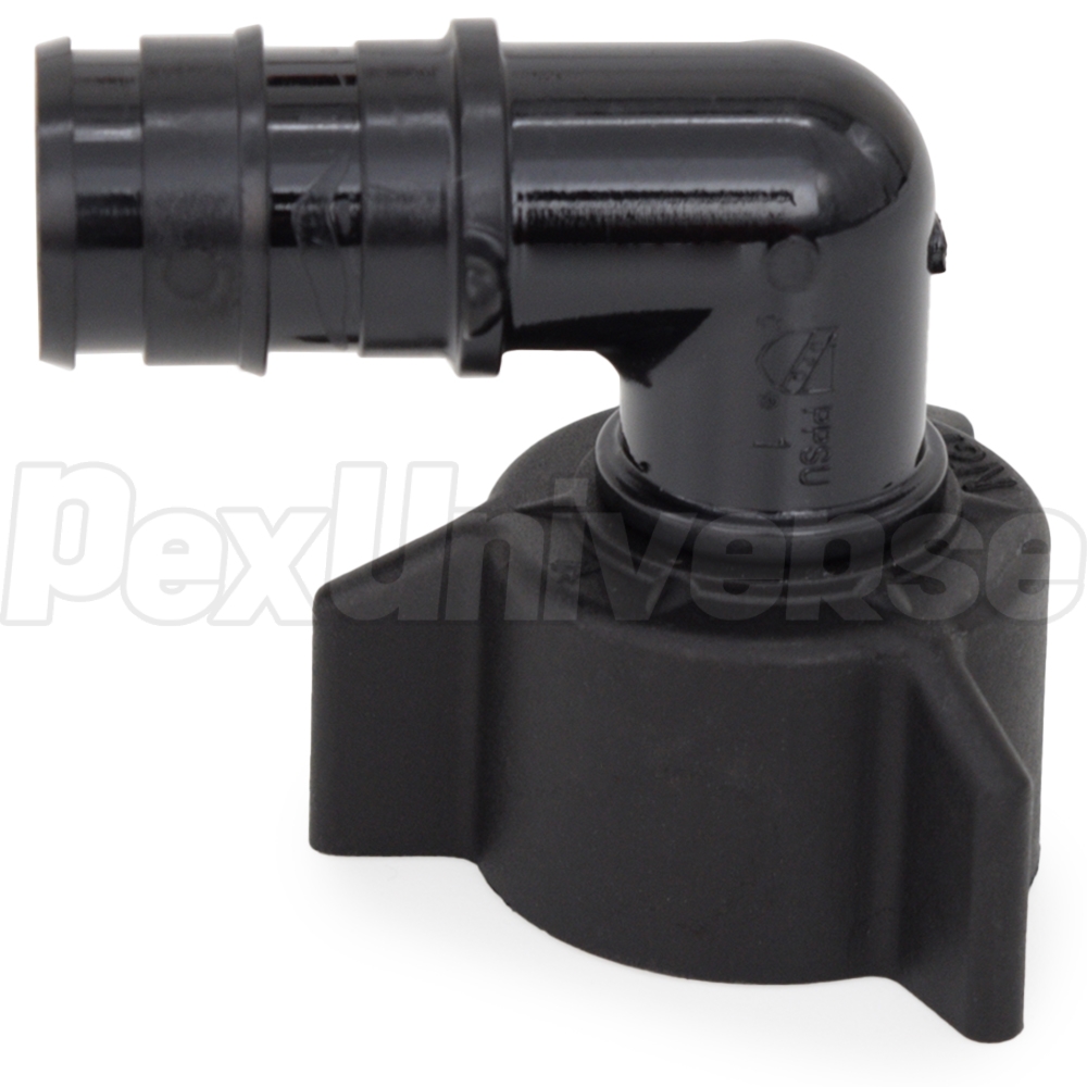 1/2" PEX-A (F1960) Expansion x 1/2" FPT Threaded Swivel Elbow, Poly-Alloy - PexUniverse