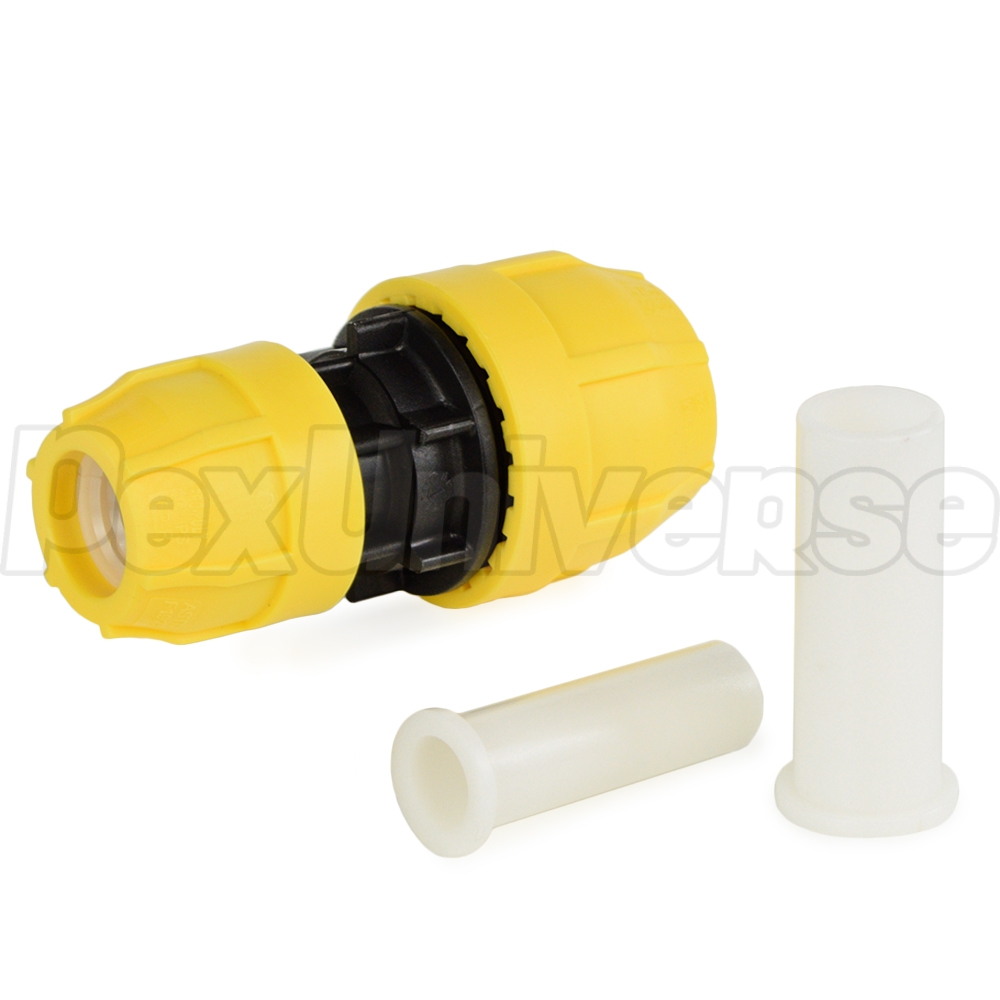 1" x 3/4" IPS Reducing Compression Reducing Coupling for SDR-11 Yellow ...