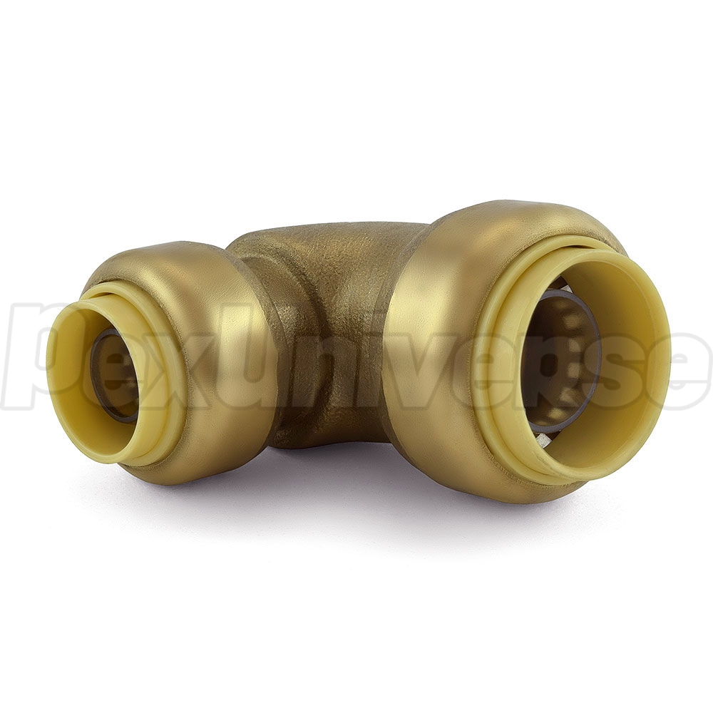 3/4" x 1/2" Push To Connect (Push-Fit) Reducing Elbow Fitting - PexUniverse