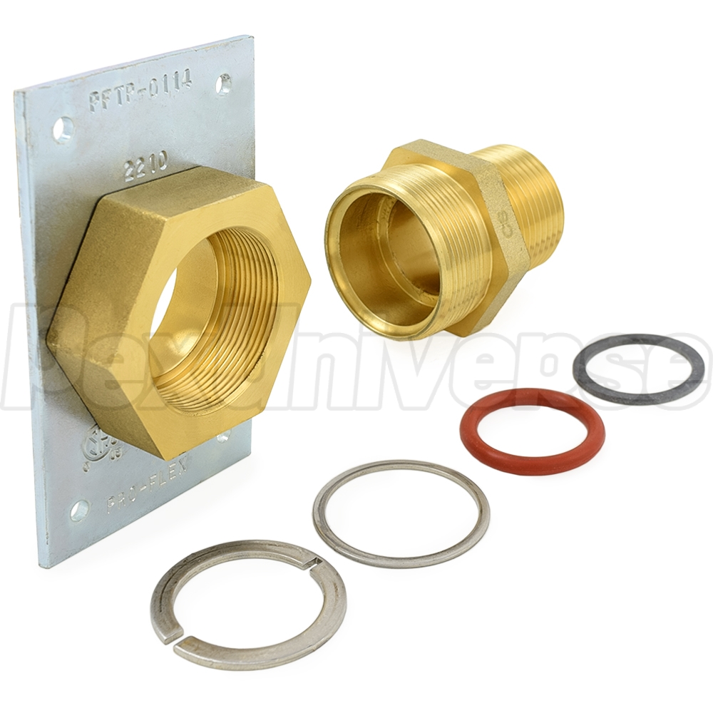 ProFlex Termination Plate w/ 1" CSST x MIP Fitting - PexUniverse