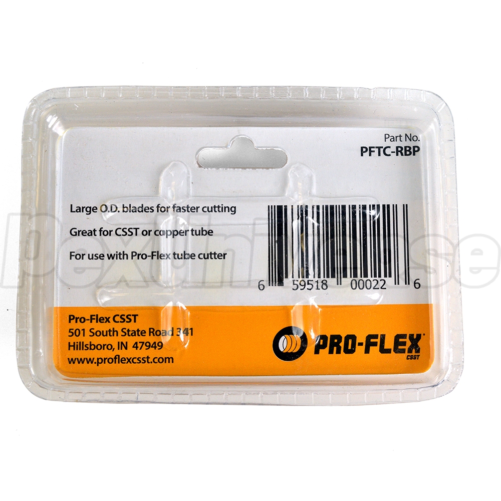 (2-pack) Replacement Blades for ProFlex CSST Pipe Cutter