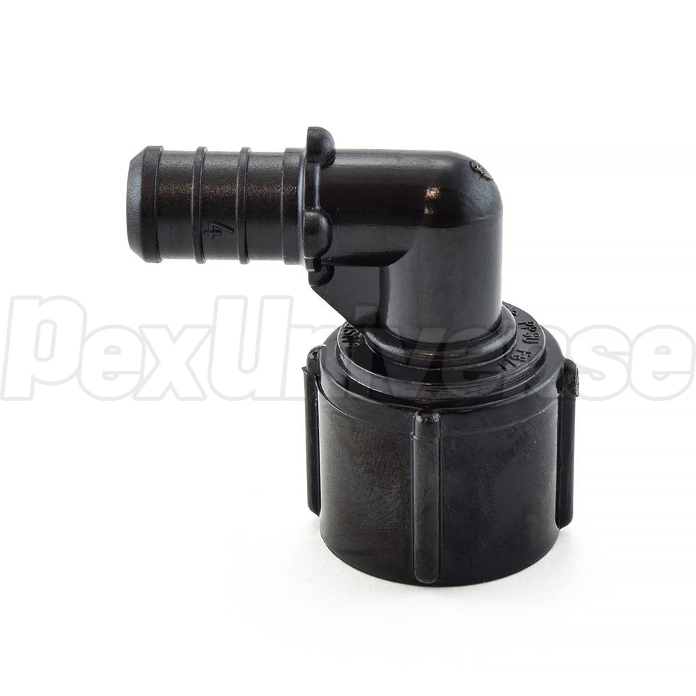 1/2" PEX x 1/2" FPT Threaded PolyAlloy Swivel Elbow, Lead-Free - PexUniverse