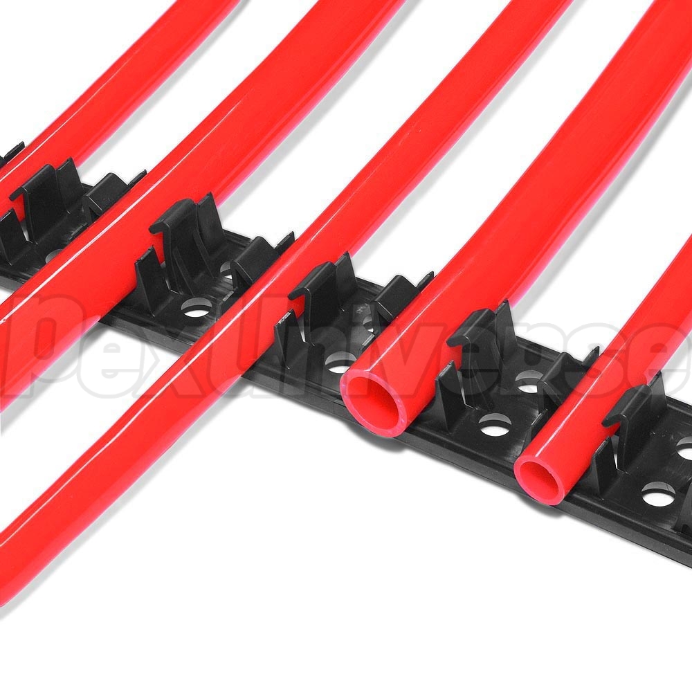 PEX Rails for 3/8", 1/2", 5/8" and 3/4" PEX Tubing.