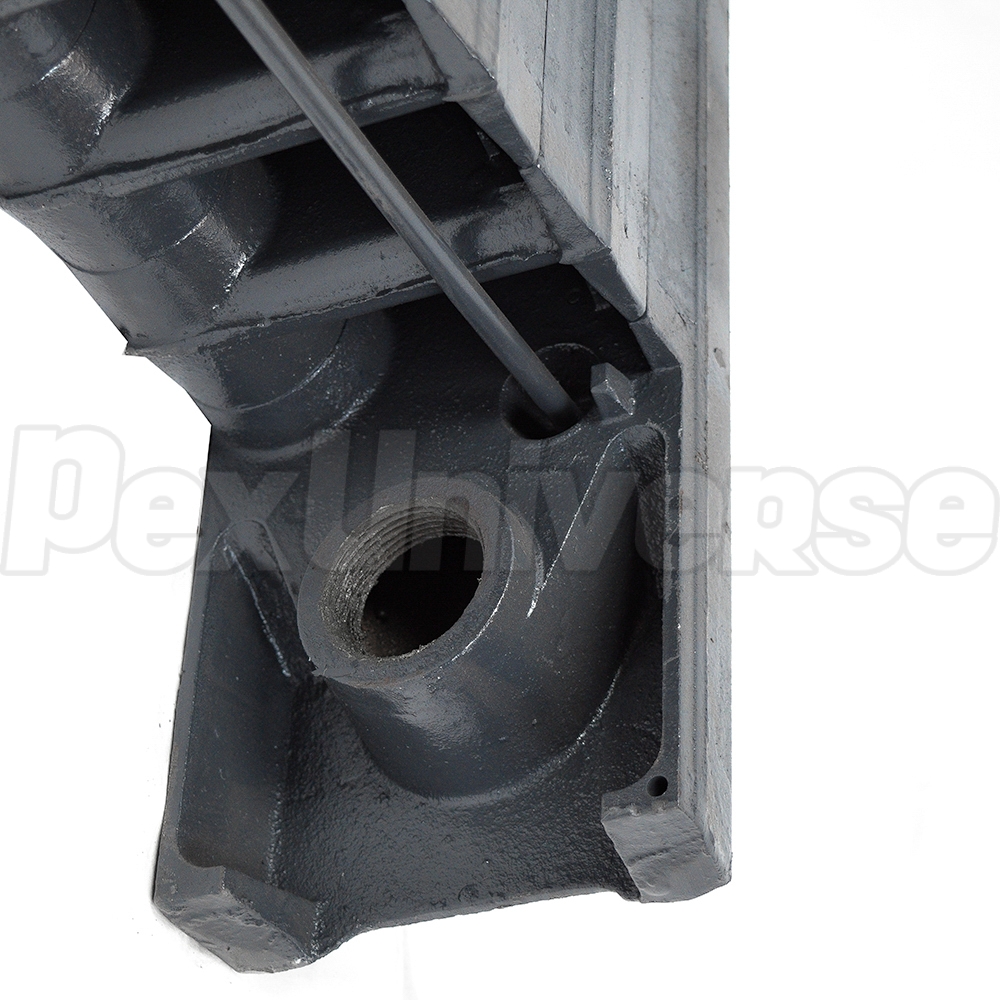 6-Section, 5"x20" Cast Iron Radiator, Cast Ray style - PexUniverse