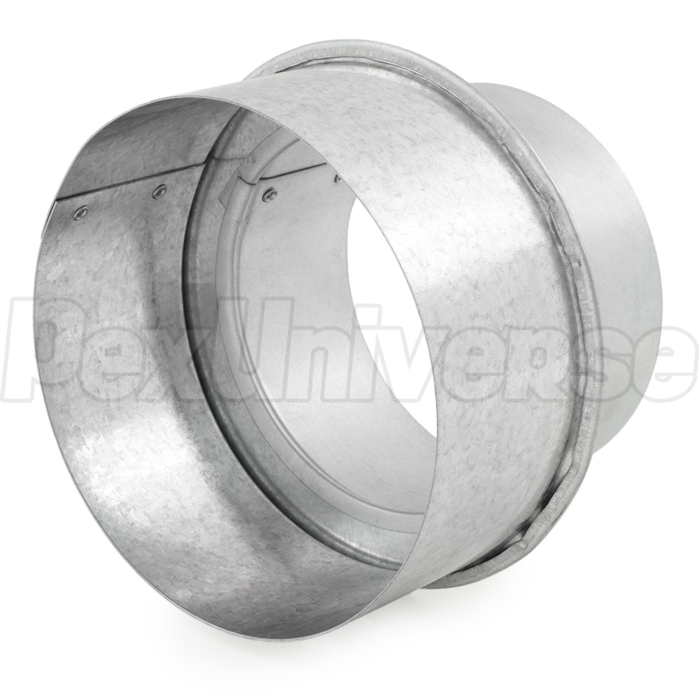 5" x 4" Galvanized Reducer/Increaser, 26 GA - PexUviverse