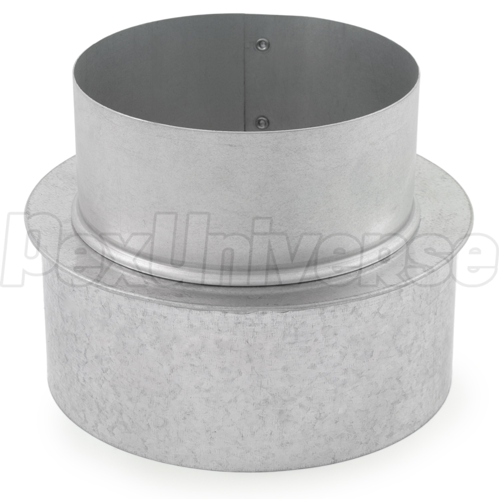5" x 4" Galvanized Reducer/Increaser, 26 GA - PexUviverse