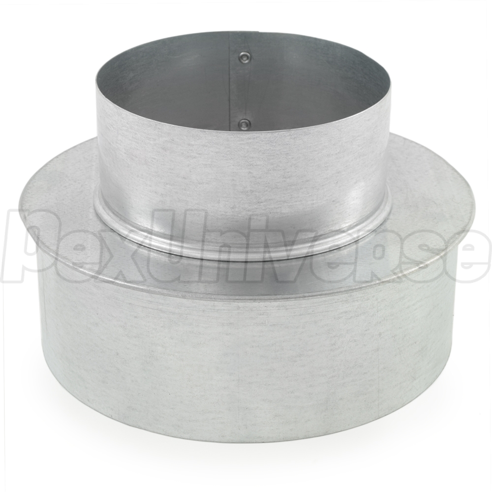 6" x 4" Galvanized Reducer/Increaser, 26 GA - PexUviverse