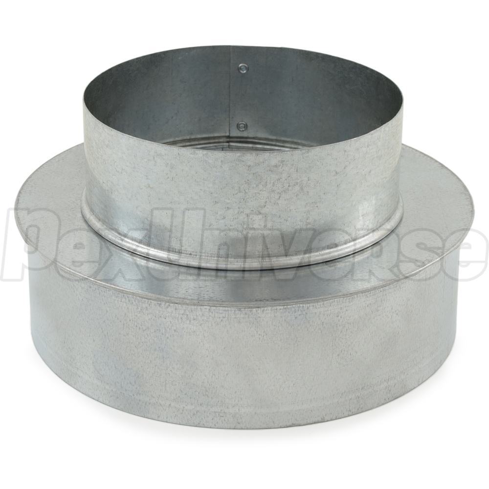 7" x 5" Galvanized Reducer/Increaser, 26 GA - PexUviverse