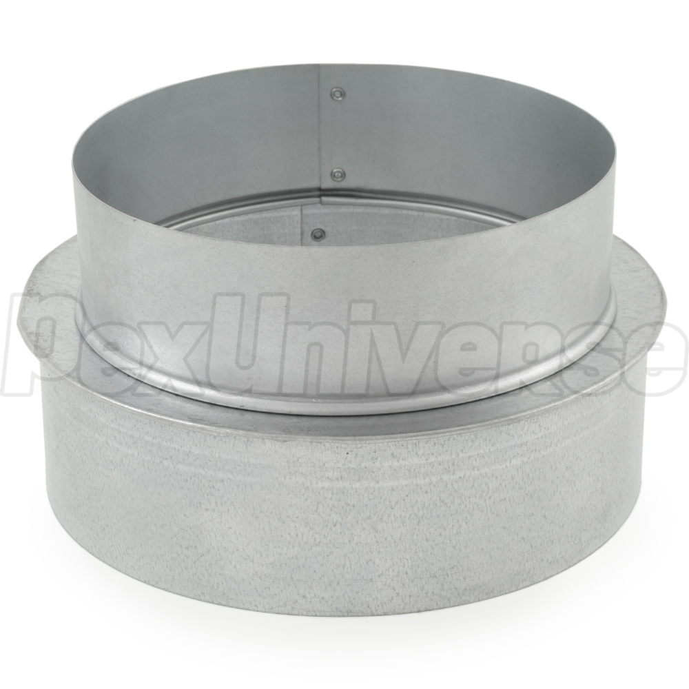 7" x 6" Galvanized Reducer/Increaser, 26 GA - PexUviverse