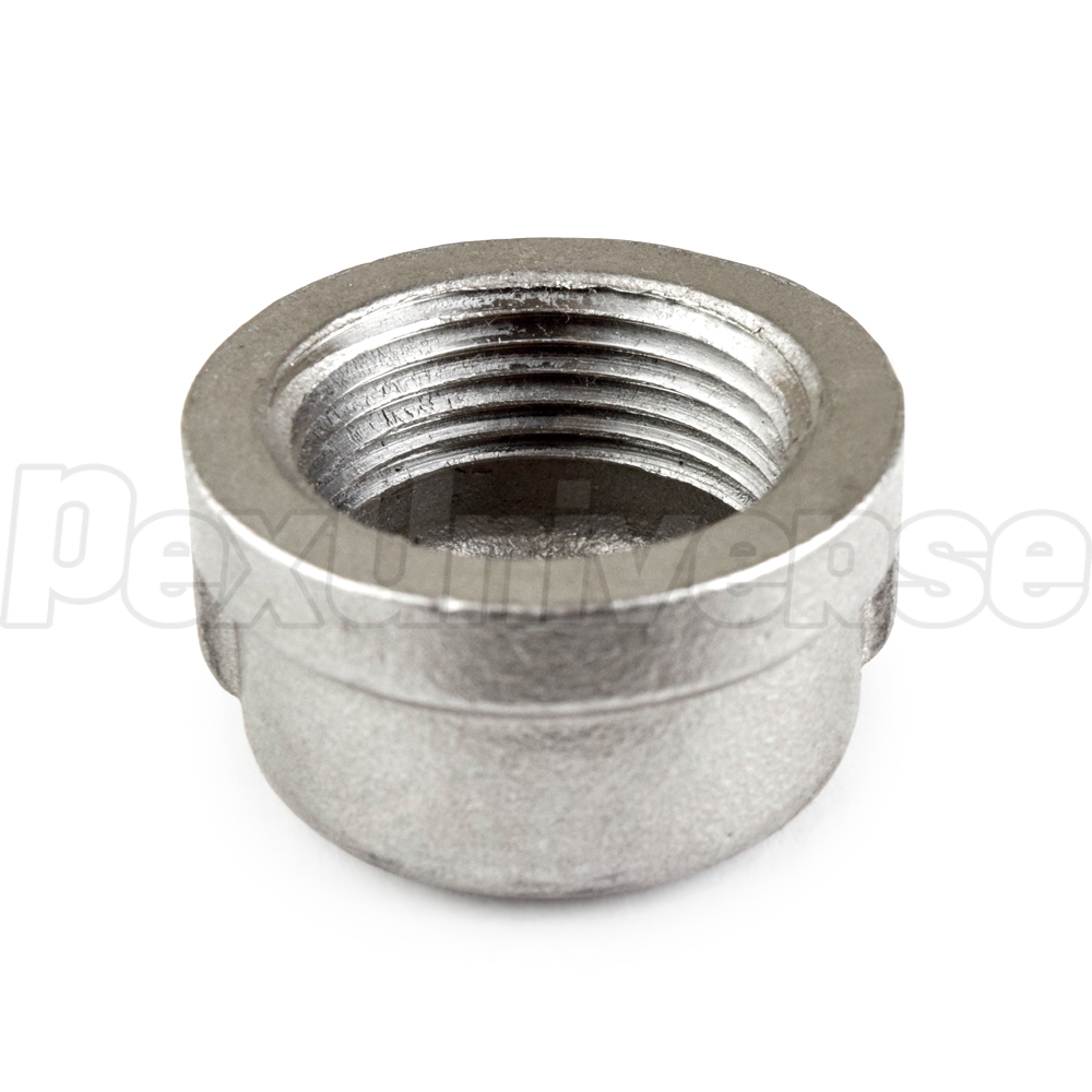 1" 304 Stainless Steel Cap, FNPT threaded - PexUniverse