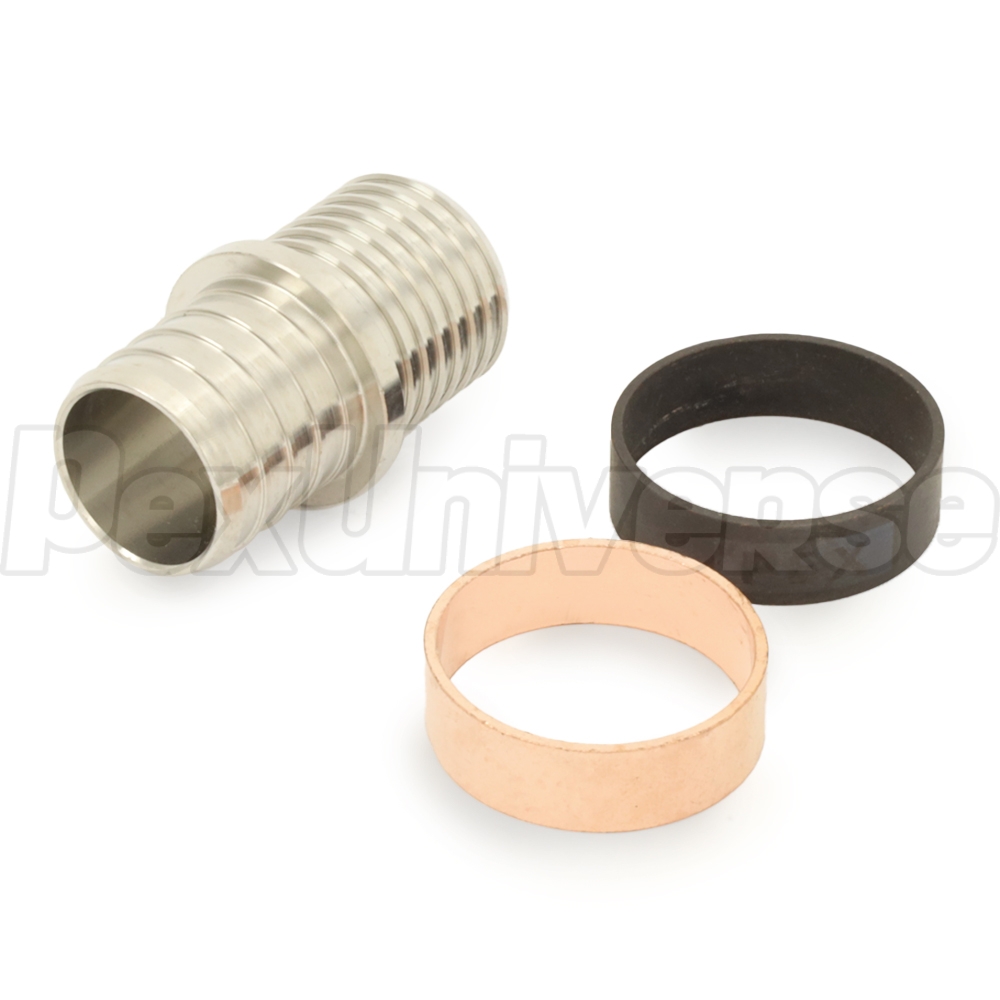 1" PEX x 1" PB (polybutylene) Splicing/Repair Kit, 304 St. Steel (Lead ...