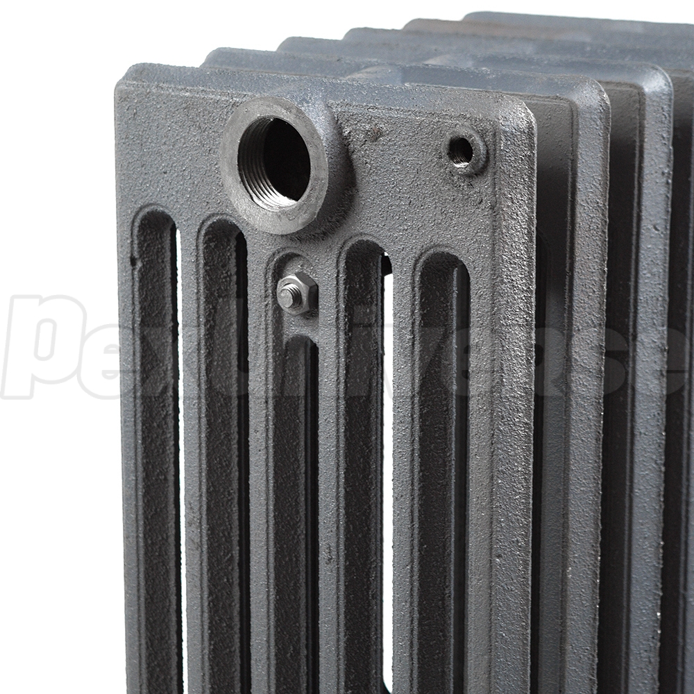 6-Section, 6x25 Cast Iron Radiator for Hot Water & Steam - PexUniverse