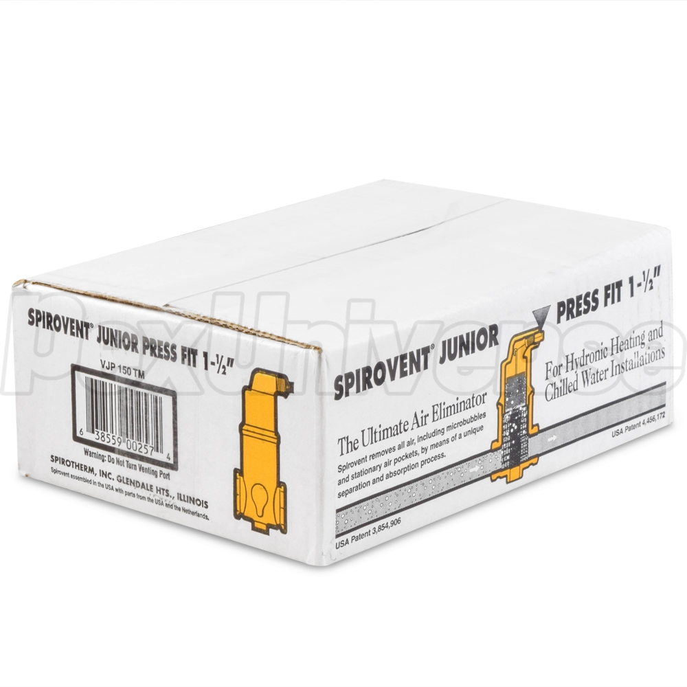 Spirotherm VJP150 1-1/2" Press Spirovent Jr Air Eliminator - PexUniverse