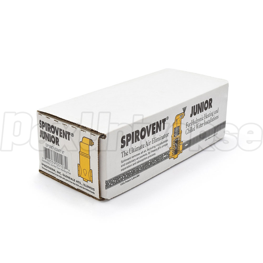 Spirotherm VJR075, 3/4" Threaded Spirovent Jr Air Eliminator - PexUniverse