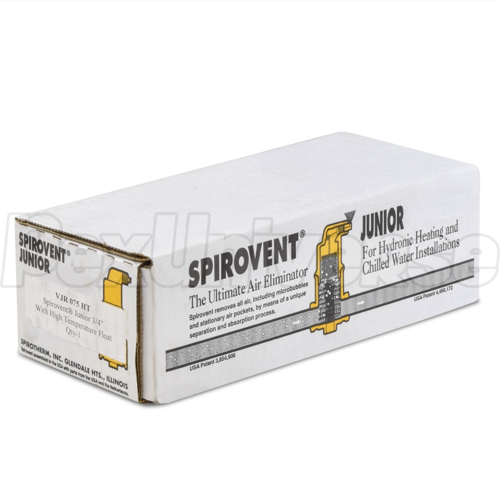 Spirotherm VJR075-HT 3/4" Threaded High-Temp Spirovent Jr Solar Air ...