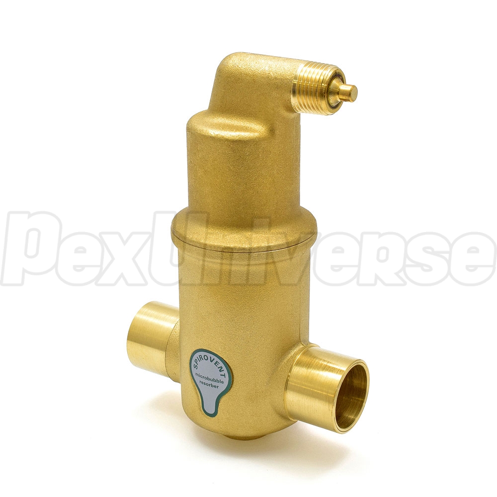 Spirotherm VJS100, 1" Sweat Spirovent Jr (Junior) Air Eliminator ...