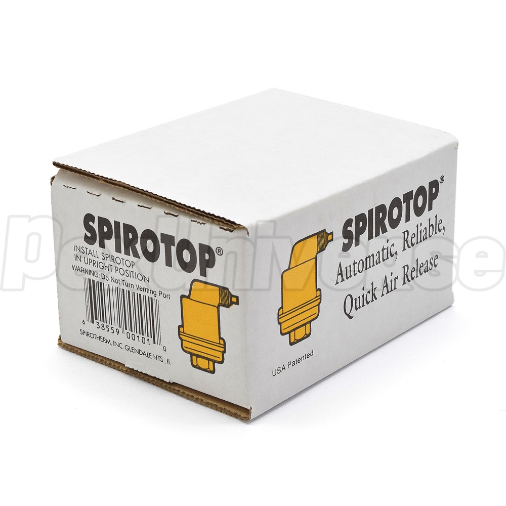 Spirotherm VTP050, 1/2" Threaded Spirotop Air Vent - PexUniverse
