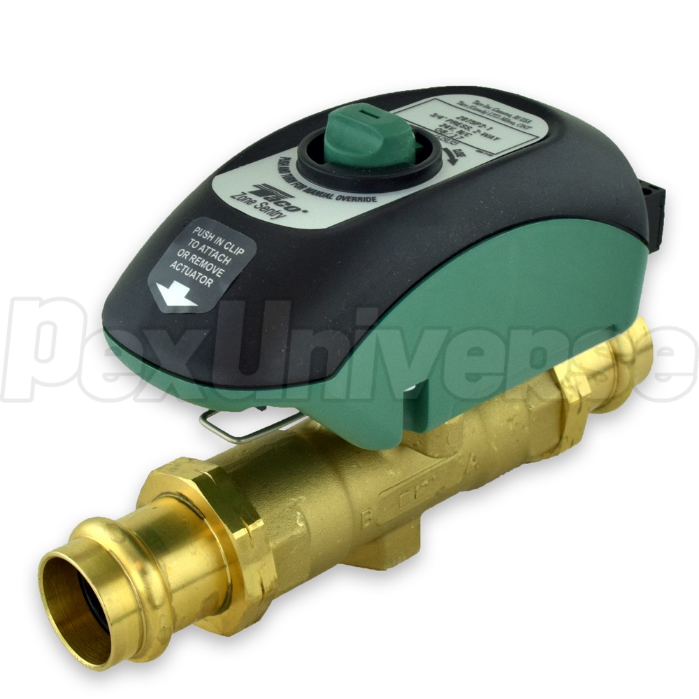 Taco Z075P2-1, 3/4" Press Zone Sentry Valve - PexUniverse