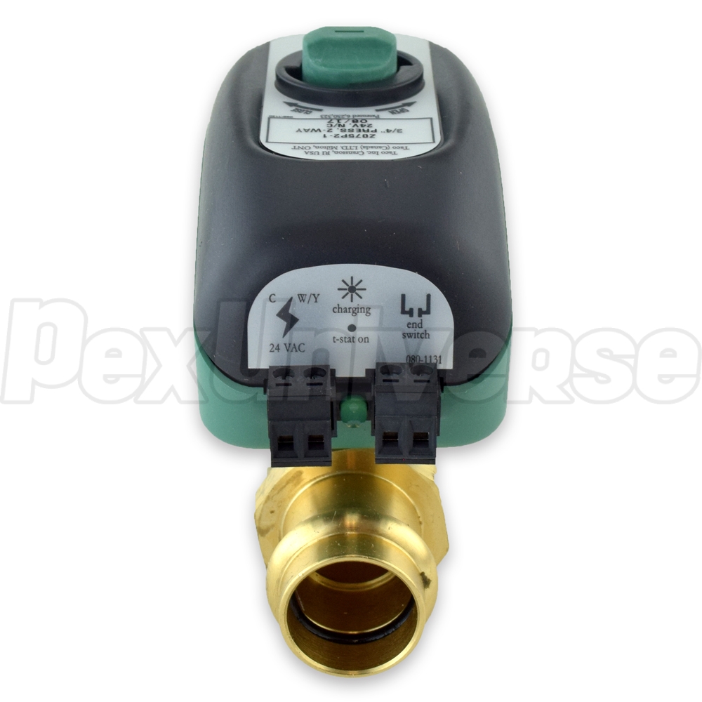 Taco Z075P2-1, 3/4" Press Zone Sentry Valve - PexUniverse