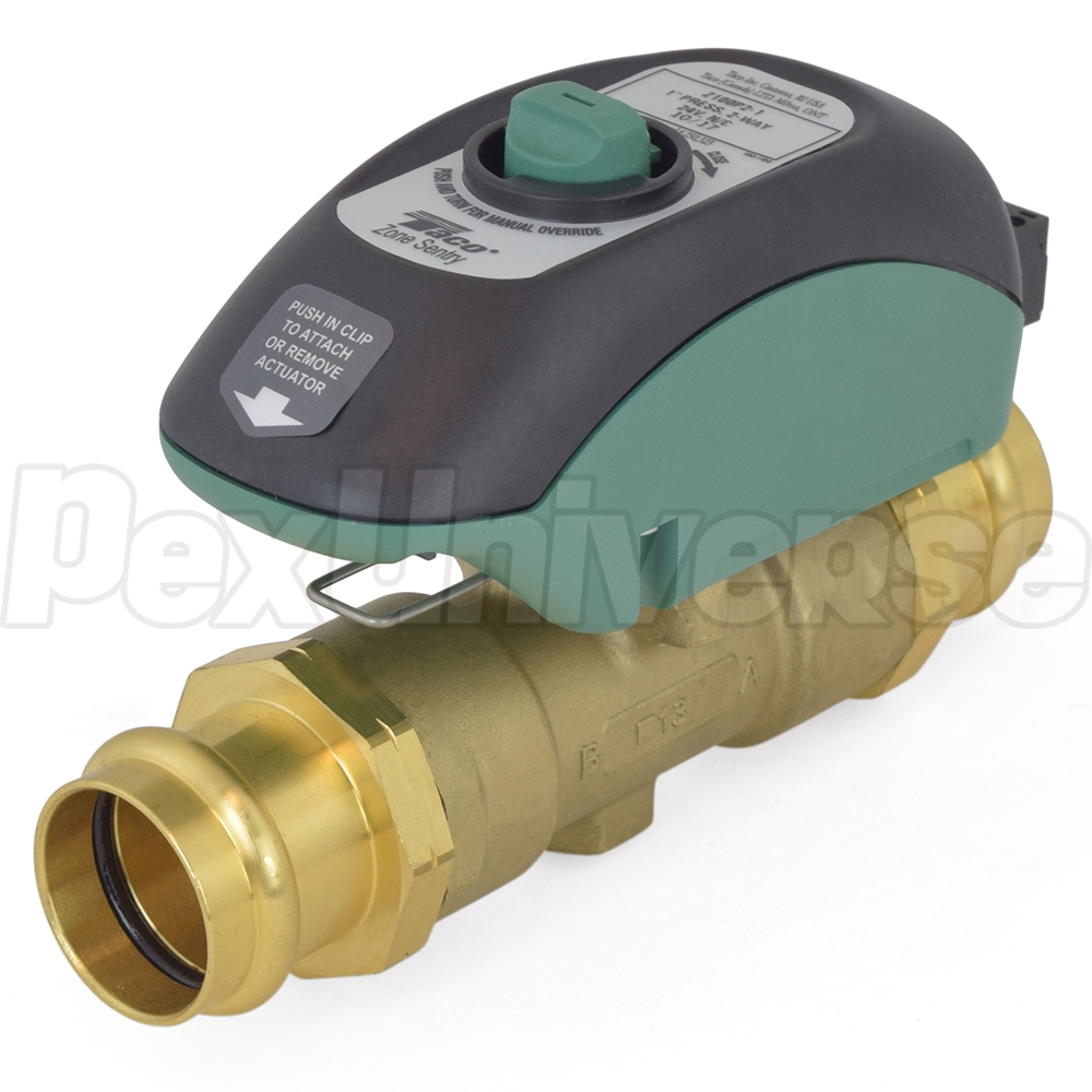 Taco Z100P2-1, 1" Press Zone Sentry Valve - PexUniverse