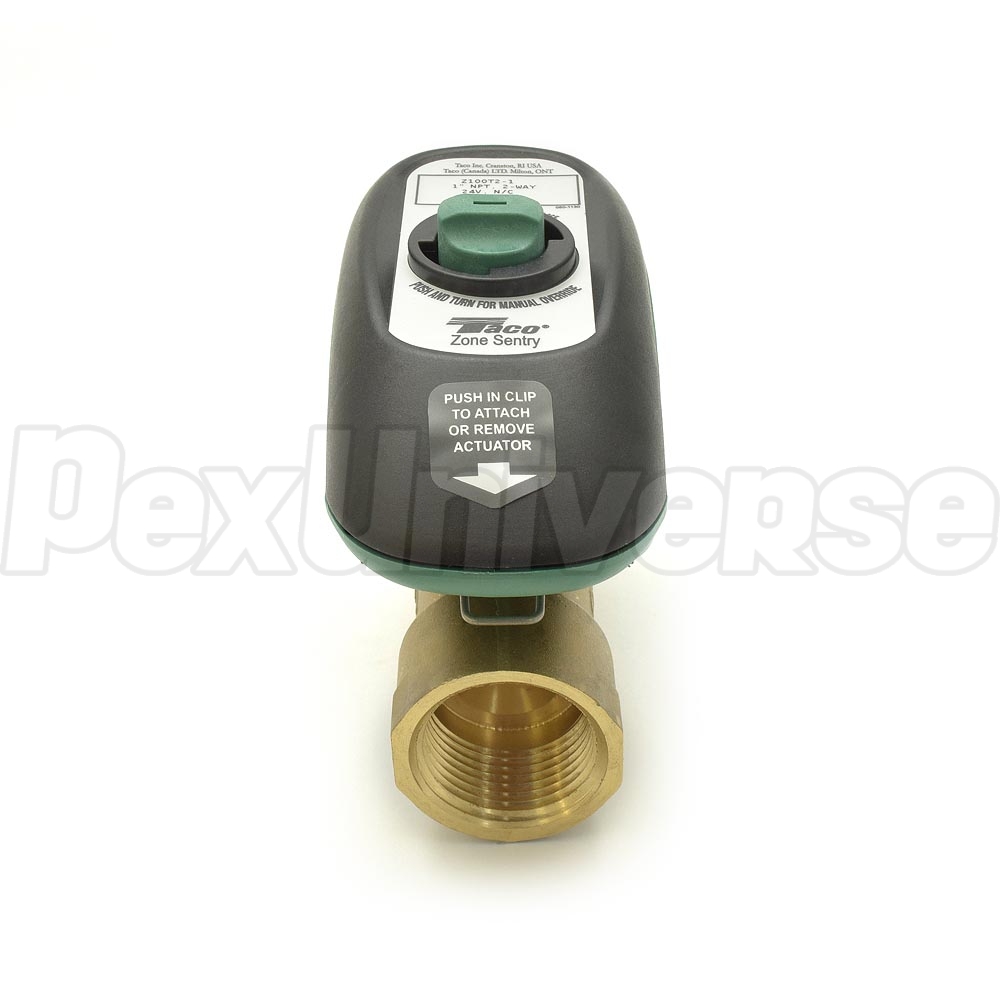 Taco Z100T2, 1" Threaded Zone Sentry Zone Valve - PexUniverse