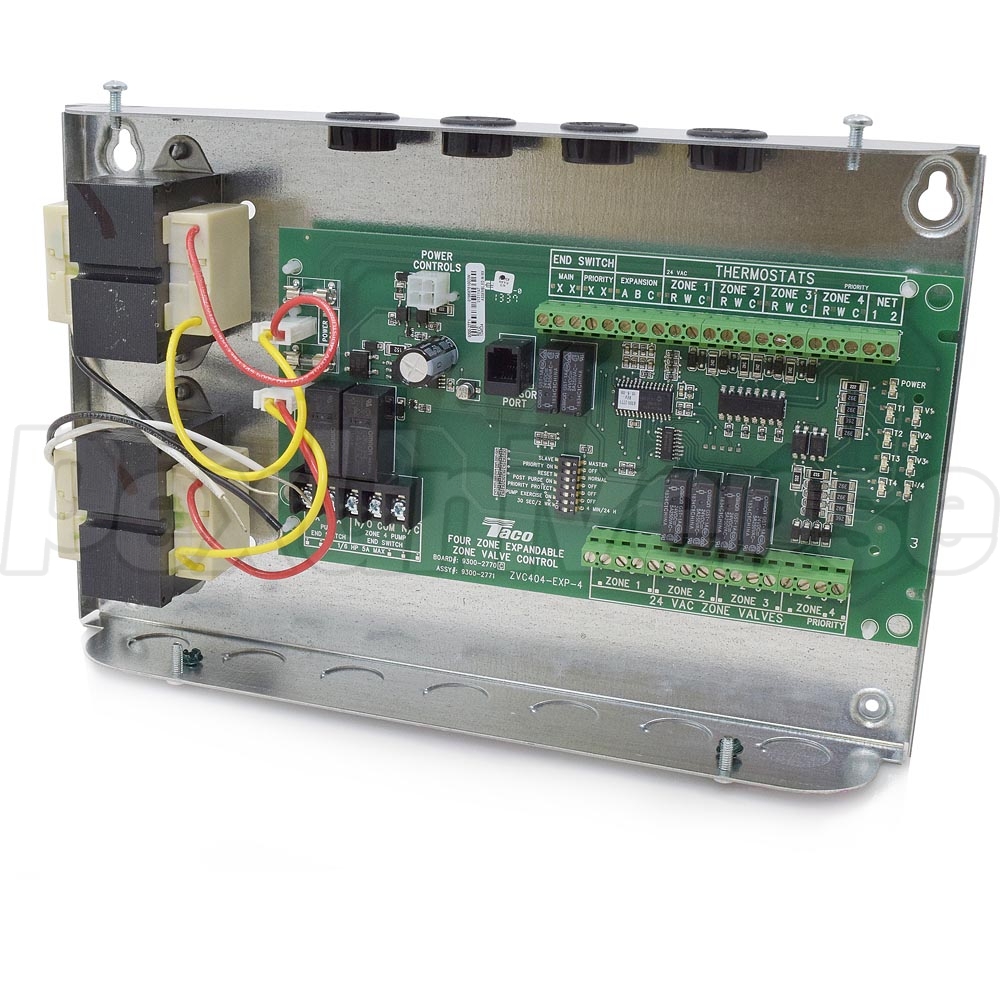 Taco ZVC404-EXP-4, 4-Zone Valve Control, Expandable - PexUniverse